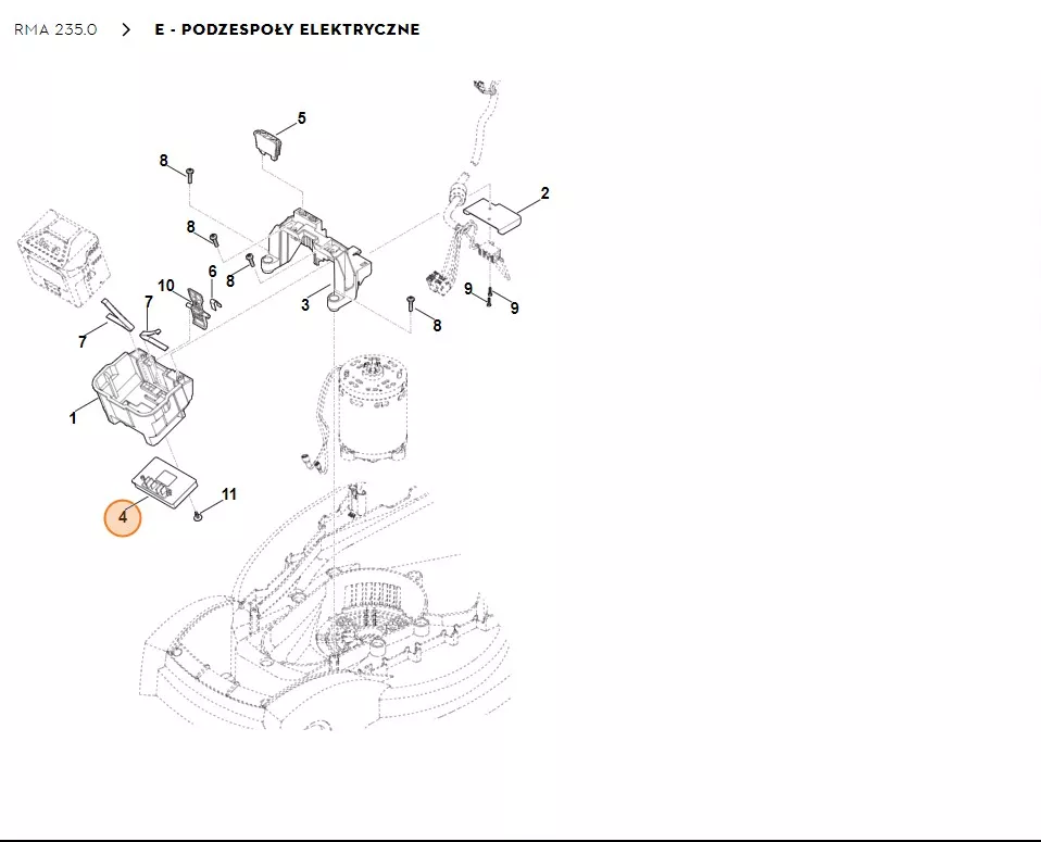 STIHL Moduł układu elektronicznego 6311 430 1400